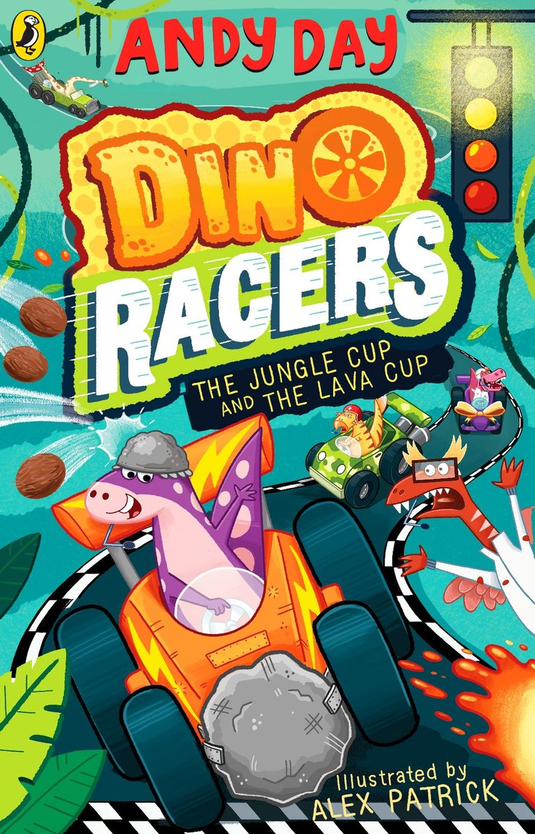 Dino Racers: The Jungle Cup and the Lava Cup - Andy Day | Książka w Empik