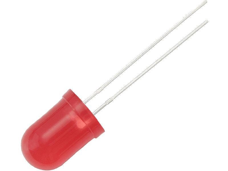 Dioda LED 8mm czerwona matowa - 6030 - Inna marka | Sklep EMPIK.COM