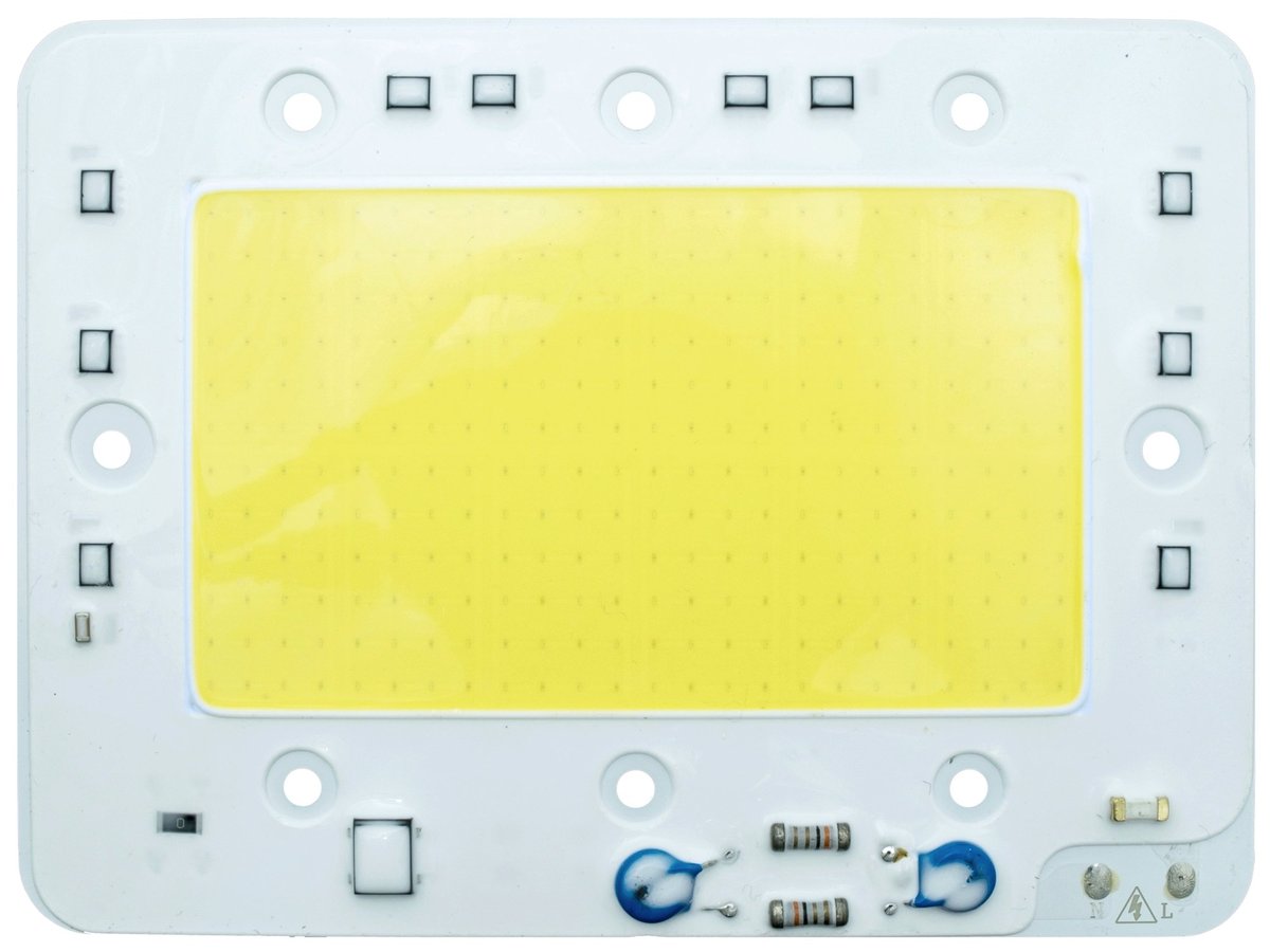DIODA LED COB 100W 9800lm BIAŁA 135x100mm pod 230V - leaderLED | Sklep ...