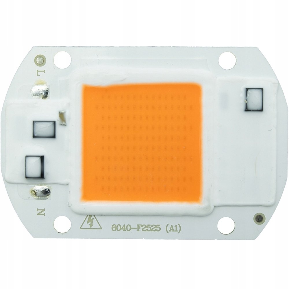 DIODA LED COB 20W FULL SPECTRUM 60x40 230V + PASTA - leaderLED | Sklep ...
