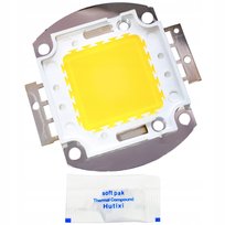 DIODA LED MODUŁ COB 100W BIAŁY 2 barwy + PASTA - leaderLED | Sklep ...
