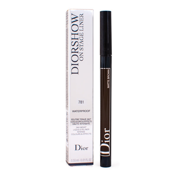 Dior, Diorshow On Stage Liner, wodoodporny eyeliner 781 Matte Brown, 0 ...