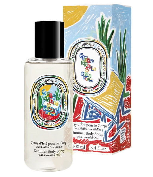 Diptyque CITRONNELLE & GERANIUM SUMMER BODY spray 100ml | Sklep EMPIK.COM