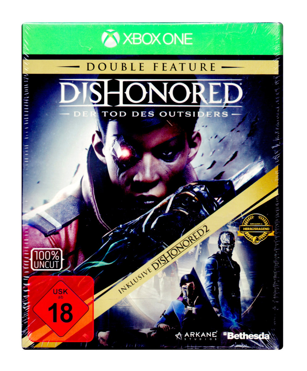 Dishonored Death of the Outsider + Dishonored 2, Double Feature, Xbox ...