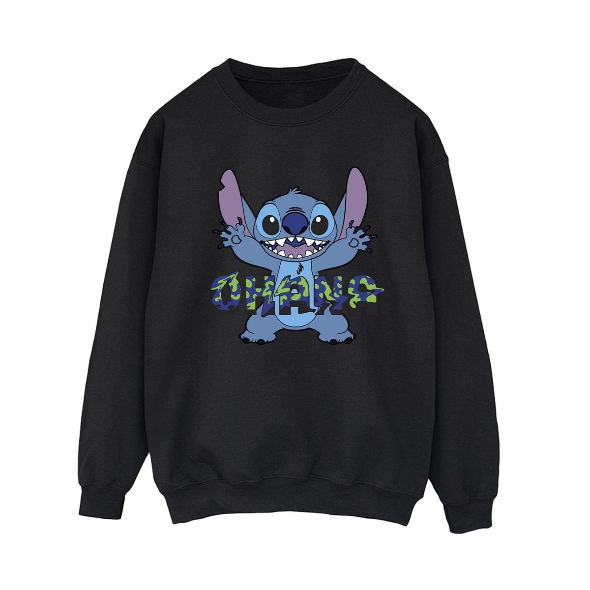 Disney Bluza Damska / Damska Lilo And Stitch Ohana Blue Glitch (S (52 ...