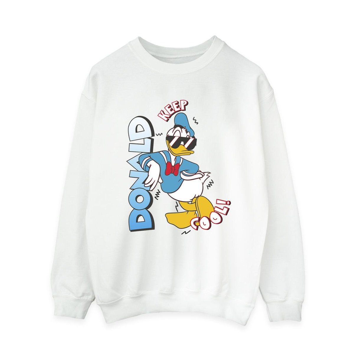 Disney Bluza Damska Donald Duck Cool (XL 8,5-9 / Ciepły Biały) - Disney ...