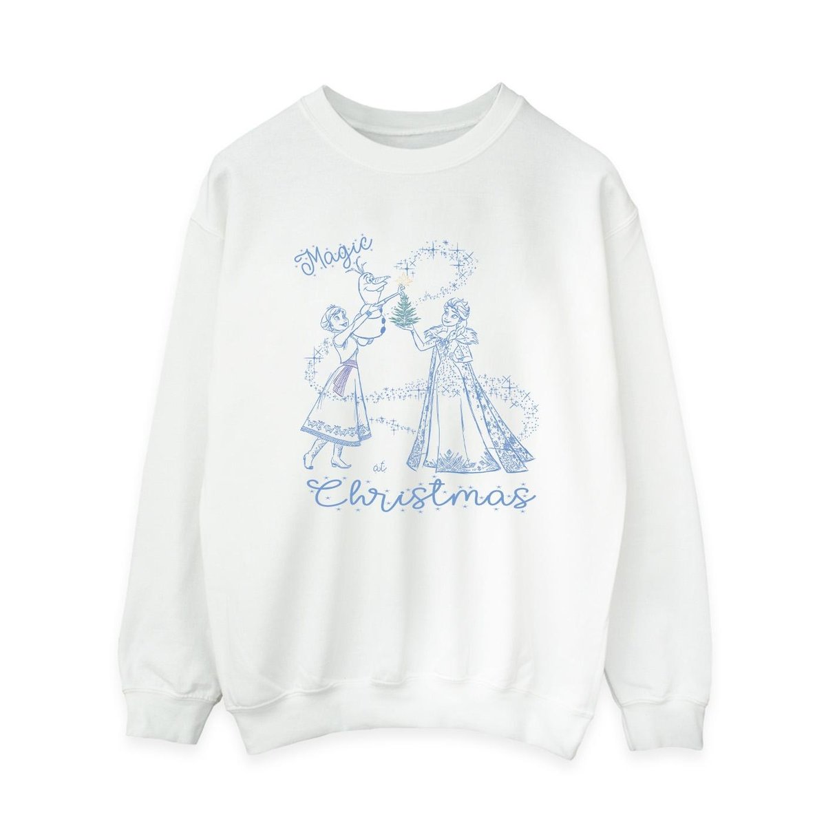 Disney Bluza Damska Frozen Magic Christmas (M / Ciepły Biały) - Disney ...