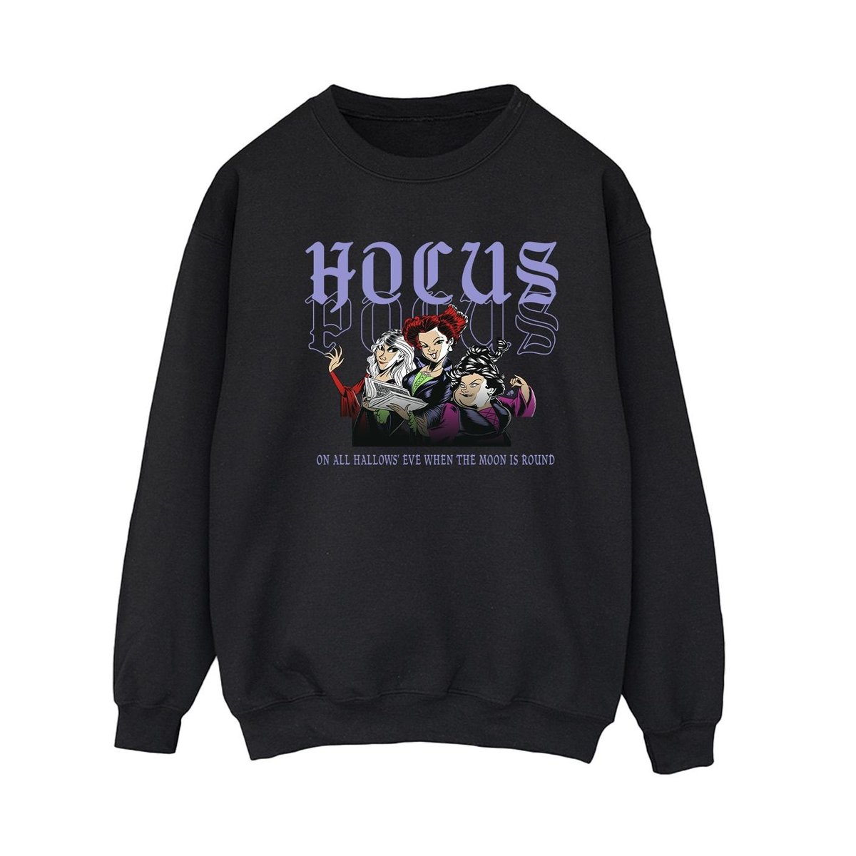 Disney Bluza Damska Hocus Pocus Hallows Eve (L / Czarny) - Disney ...