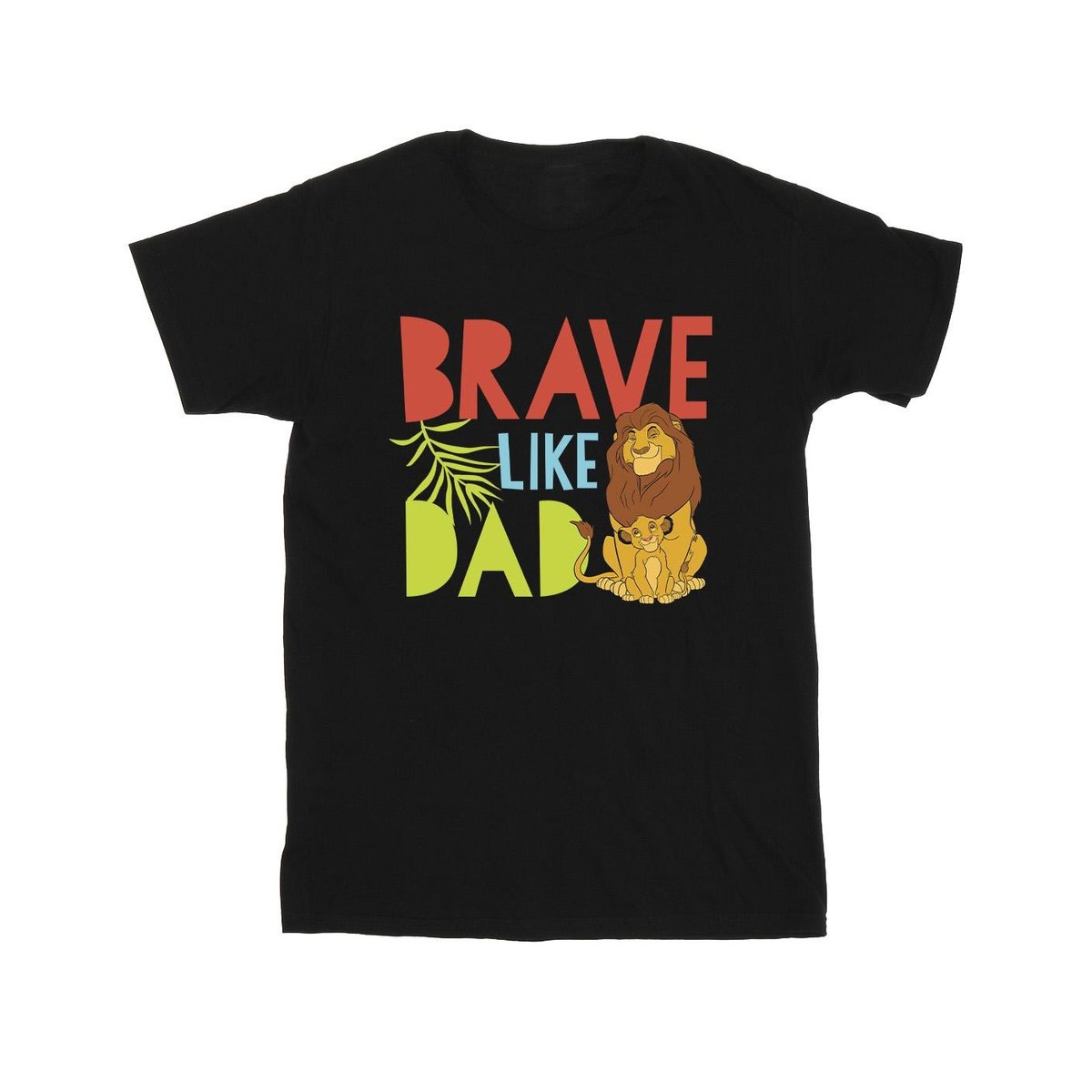 Disney Koszulka Boys The Lion King Brave Like Dad (140/146 / Czarny ...