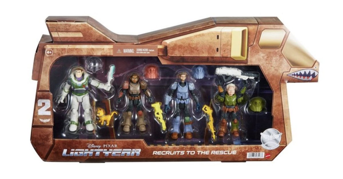Disney Lightyear Rekrutuje na ratunek 5-calowy pakiet figurek - Buzz ...