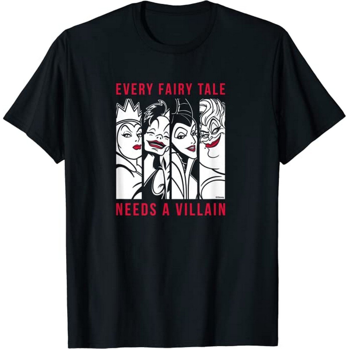 Disney Męska Bawełniana Koszulka Every Fairy Tale Needs A Villain (3XL ...