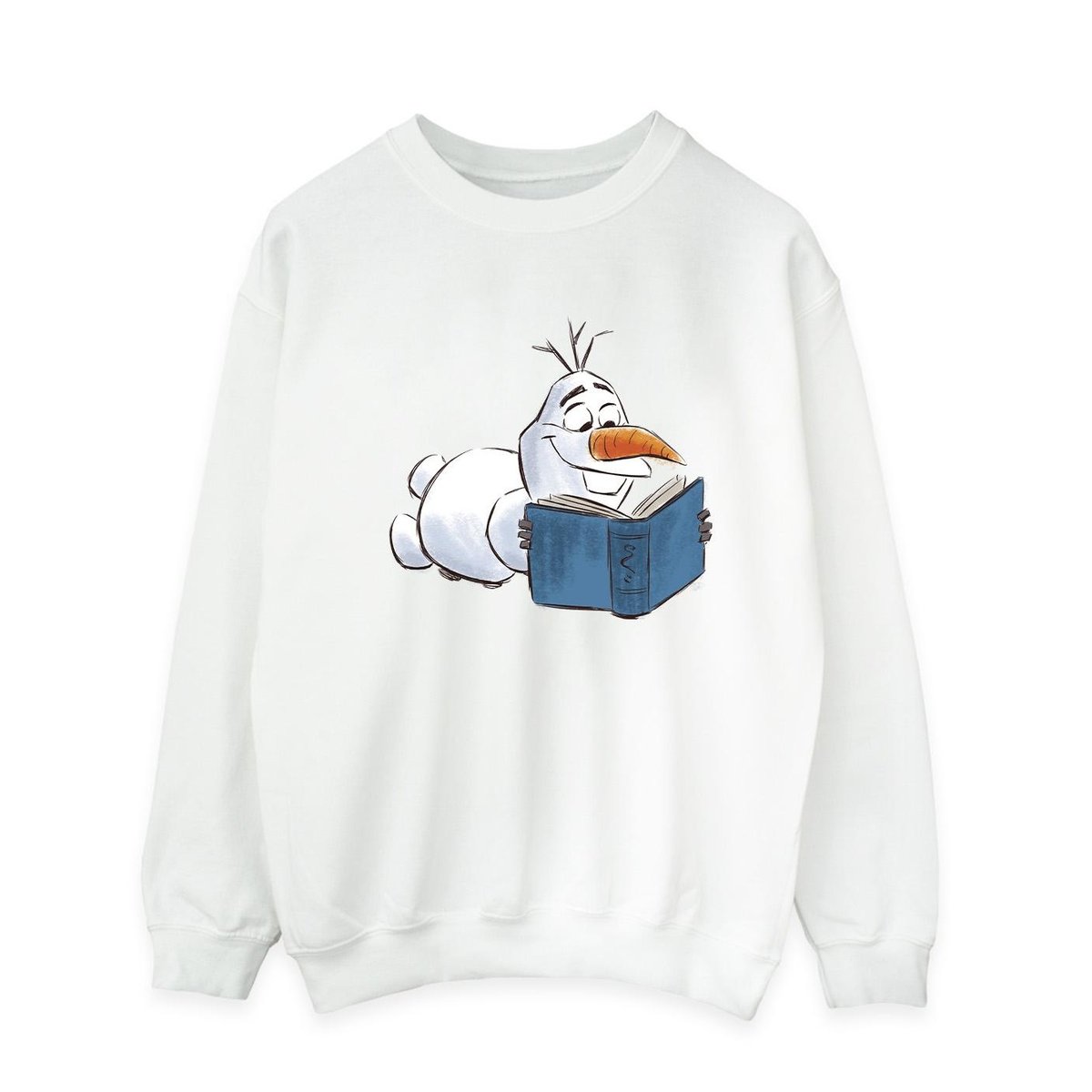 Disney Męska Bluza Do Czytania Frozen Olaf (M / Ciepły Biały) - Disney ...
