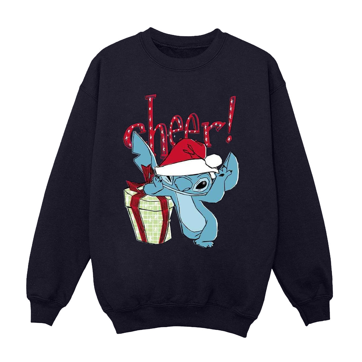Disney Męska Bluza Lilo And Stitch Cheer (XXL (193cm) / Granatowy ...