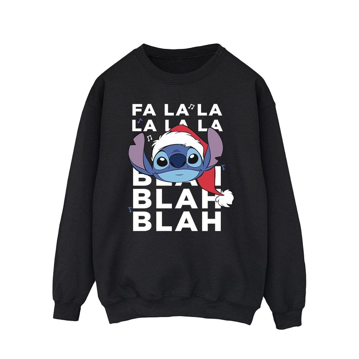 Disney Męska Bluza Lilo And Stitch Christmas Blah Blah Blah (S (52-55 ...