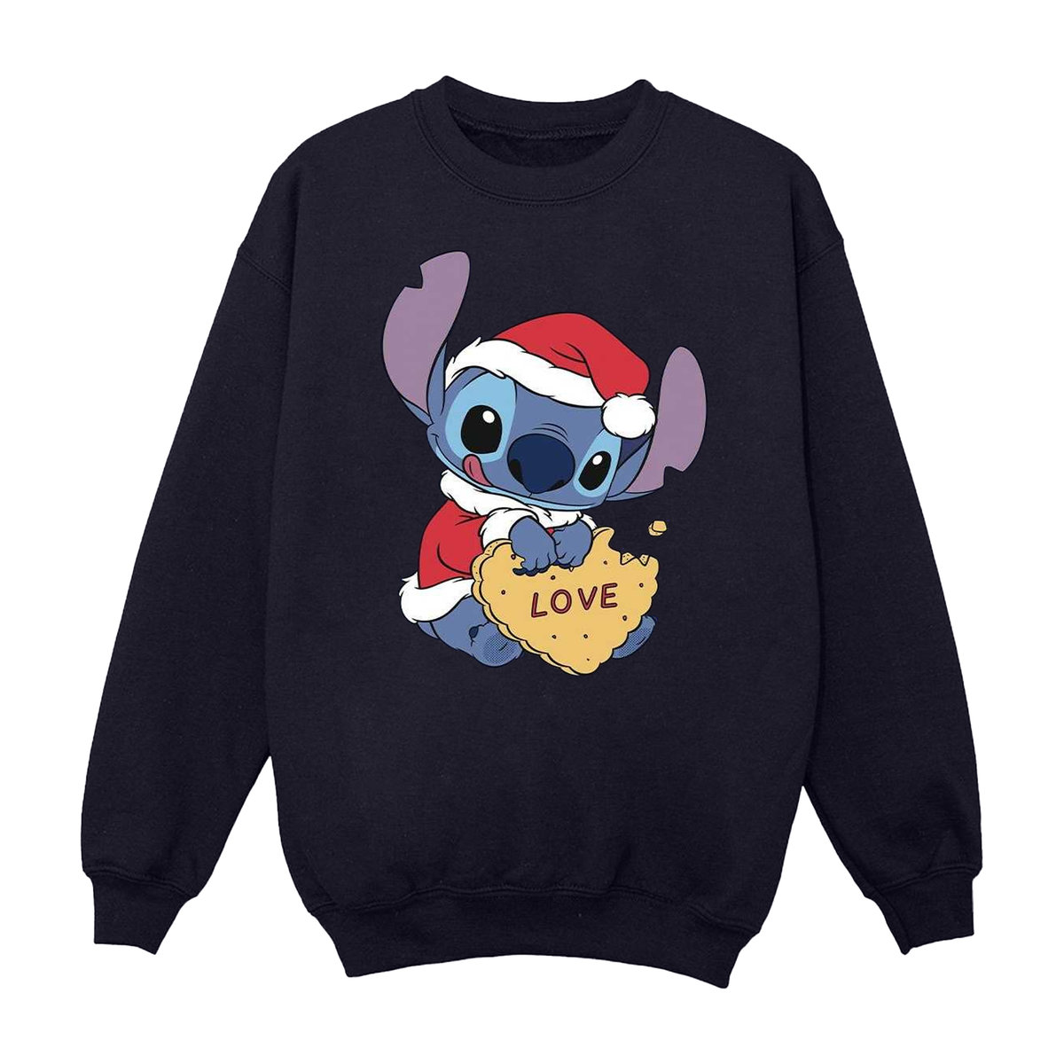 Disney Męska Bluza Lilo And Stitch Christmas Love Biscuit (3XL ...