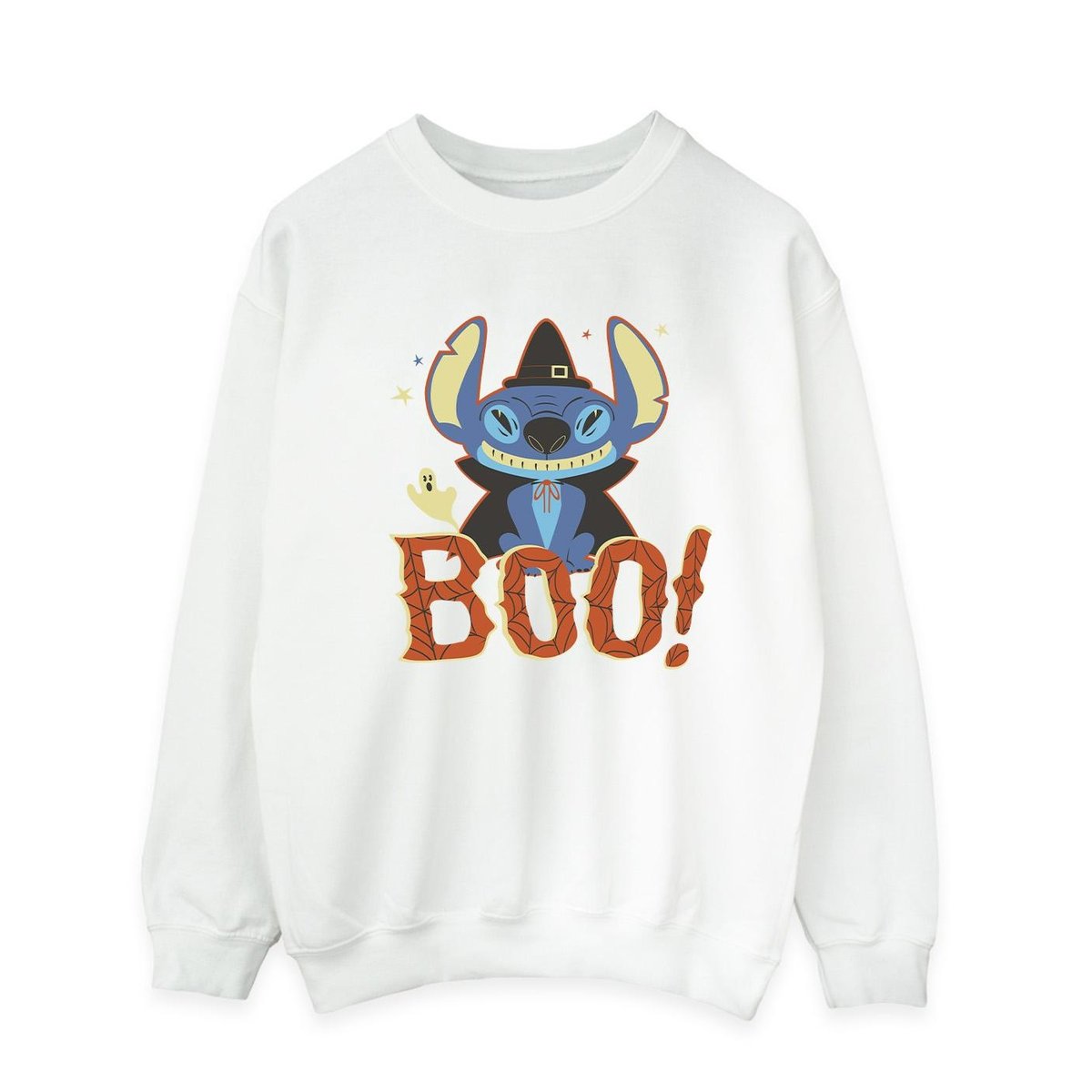 Disney Męska Bluza Lilo & Stitch Boo! (XL 8,5-9 / Ciepły Biały ...
