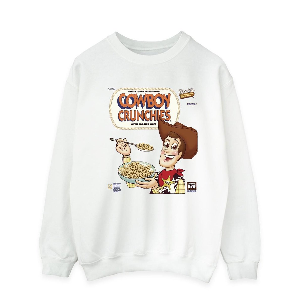 Disney Męska Bluza Toy Story Woody Cowboy Crunchies (XL 8,5-9 / Ciepły ...