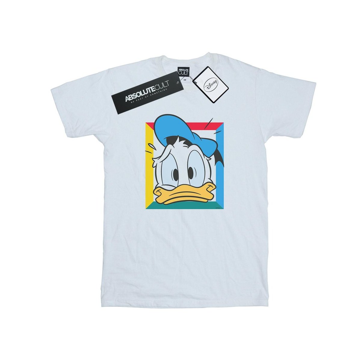 Disney Męska Koszulka Donald Duck Panicked (L / Ciepły Biały) - Disney ...
