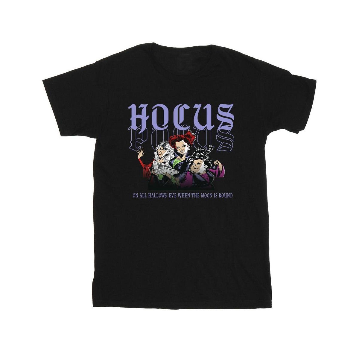 Disney Męska Koszulka Hocus Pocus Hallows Eve (XXXXXS / Czarny ...