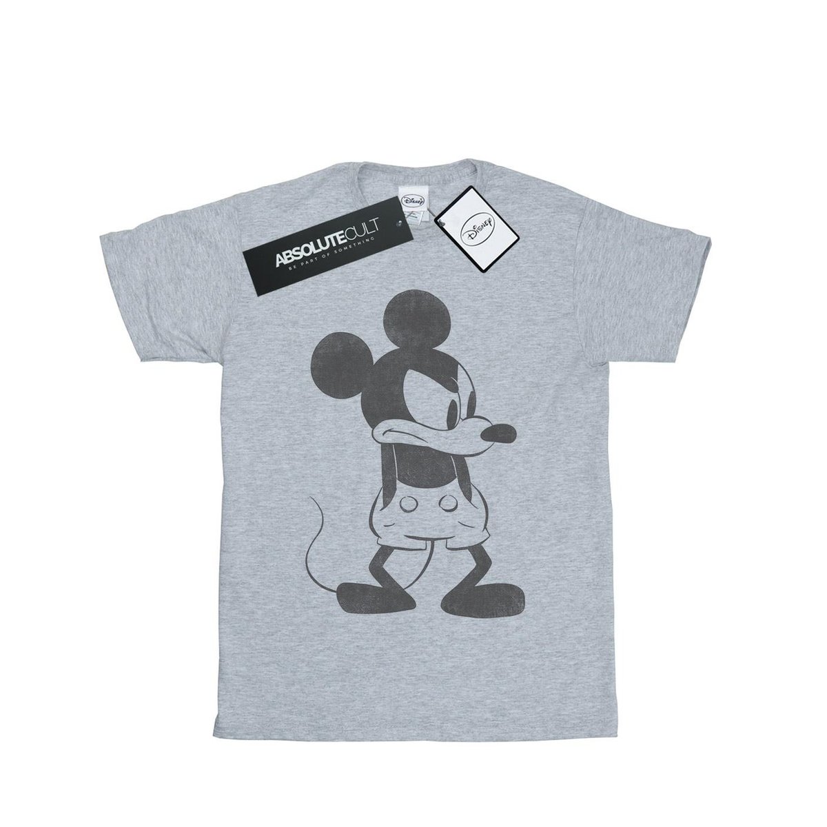 Disney Męska Koszulka Mickey Mouse Angry (XL 8,5-9 / Jasnoszary ...