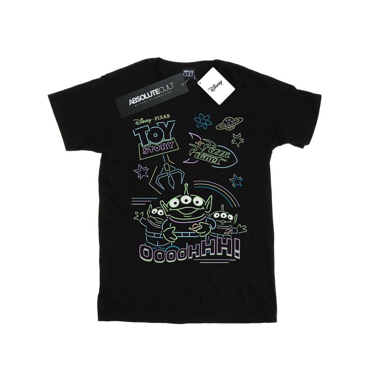Disney Męska Koszulka Toy Story Neon Little Green Men T-Shirt (XL 8,5-9 ...