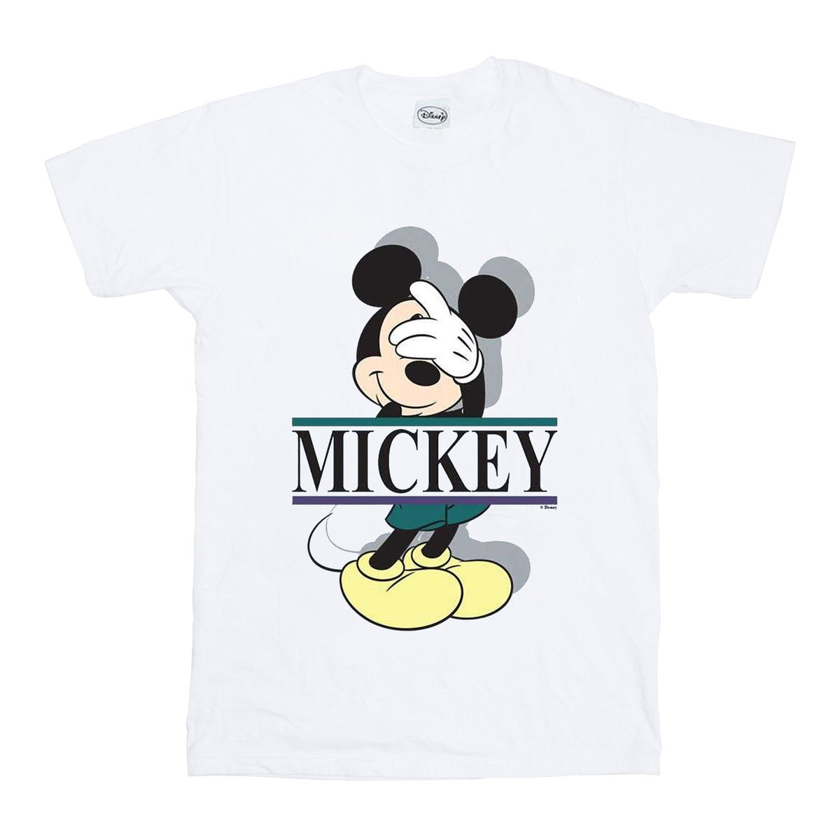 Disney Męska Koszulka Z Literami Myszki Miki (L / Ciepły Biały ...