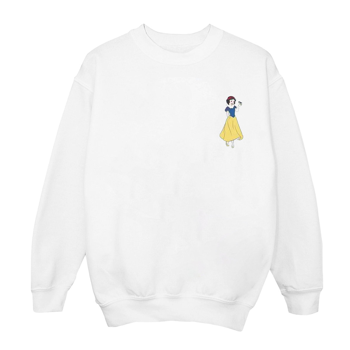 Disney Princess Męska Śnieżnobiała Bluza Na Klatkę Piersiową (M ...