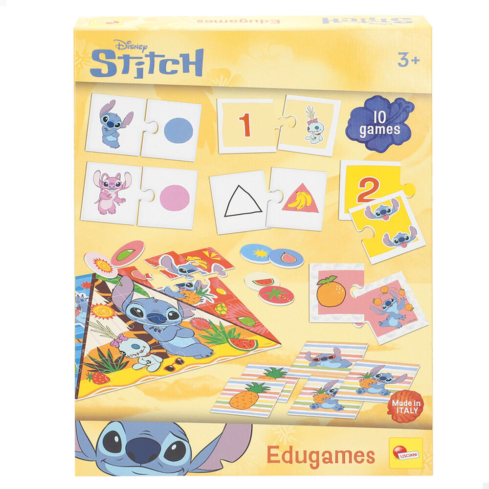 Disney Stitch 10-in-1 educational game - Lisciani | Sklep EMPIK.COM