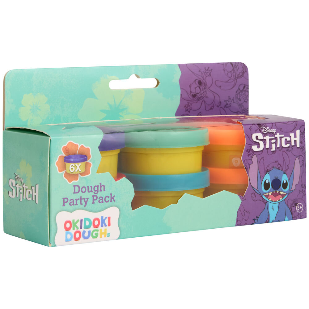 Disney Stitch pack 6 mini pots of modelling clay - Canenco | Sklep ...