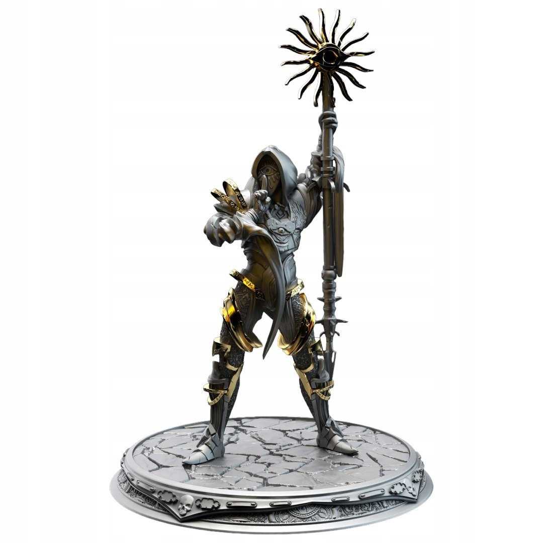 Divine of Secrets - Seroca figurka + podstawa dnd 3D druk 12k mini rpg ...