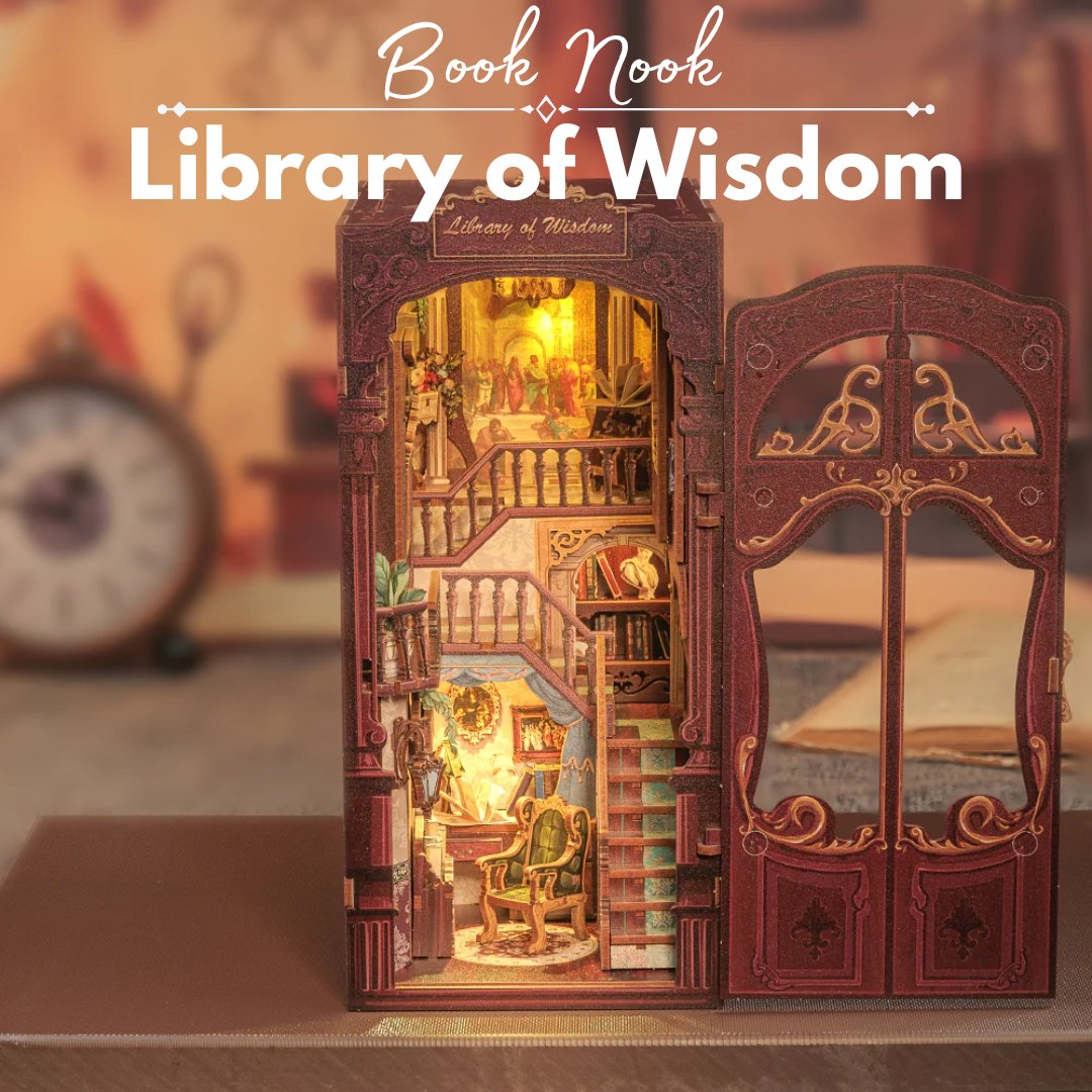 DIY Book Nook - Library of Wisdom - Inna marka | Sklep EMPIK.COM