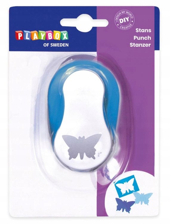 DIY Dziurkacz ozdobny papier pianka Ø 2,5cm MOTYL - Playbox | Sklep ...