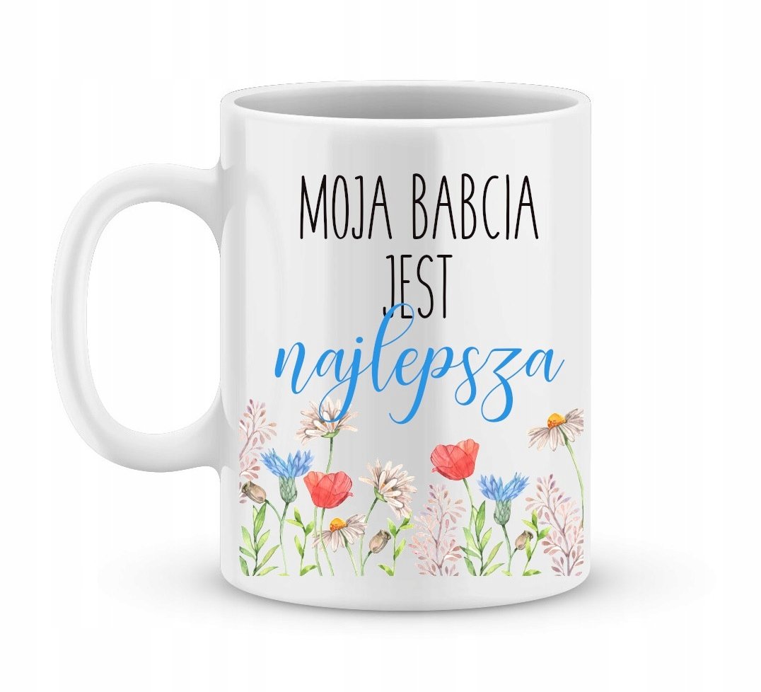 Dla Babci piękne wzory Kubek z nadrukiem - Deco-Online | Sklep EMPIK.COM