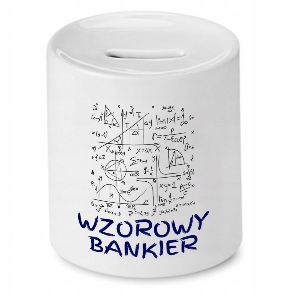DLA BANKIERA PREZENT SKARBONKA WZOROWY BANKIER z Nadrukiem ze Zdjęciem ...