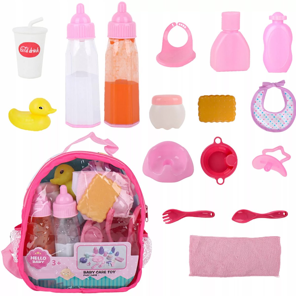 DLA DZIECI ZESTAW DLA LALKI NOCNIK BUTELKA AKCESORIA - Inna marka | Sklep EMPIK.COM