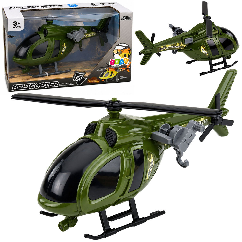 DLA DZIECI ZIELONY HELIKOPTER WOJSKOWY Z DZWIEKI - Inna marka | Sklep ...