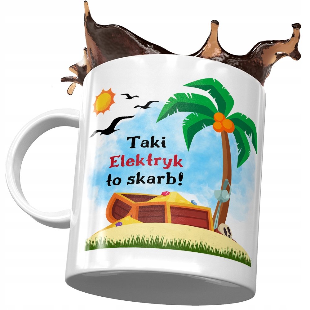 Dla Elektryka Kubek na Urodziny na Prezent z Nadrukiem ze Zdjęciem - PoliDraw | Sklep EMPIK.COM