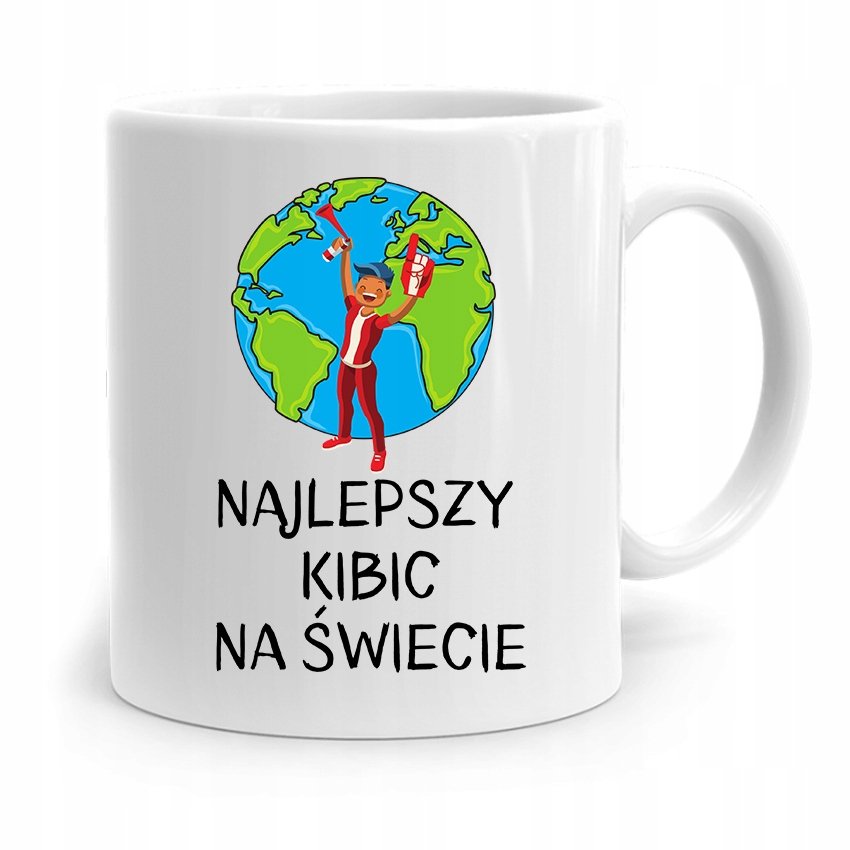 DLA KIBCIA KIBOLA FANA KUBEK NAJLEPSZY KIBIC z Nadrukiem ze Zdjęciem ...