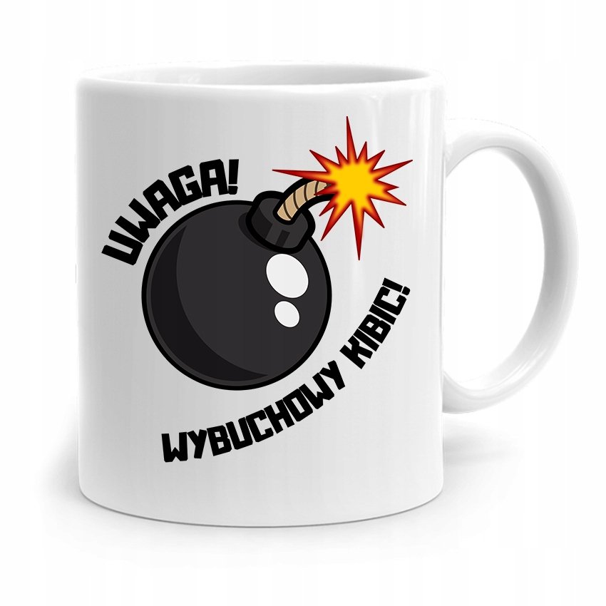 DLA KIBCIA KIBOLA FANA KUBEK WYBUCHOWY KIBIC! z Nadrukiem ze Zdjęciem ...