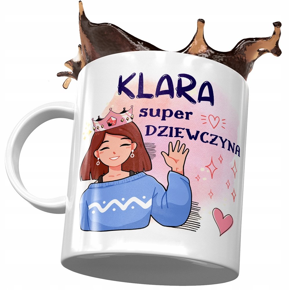 Dla Klary Kubek na Urodziny Imieniny na Prezent z Nadrukiem ze Zdjęciem ...