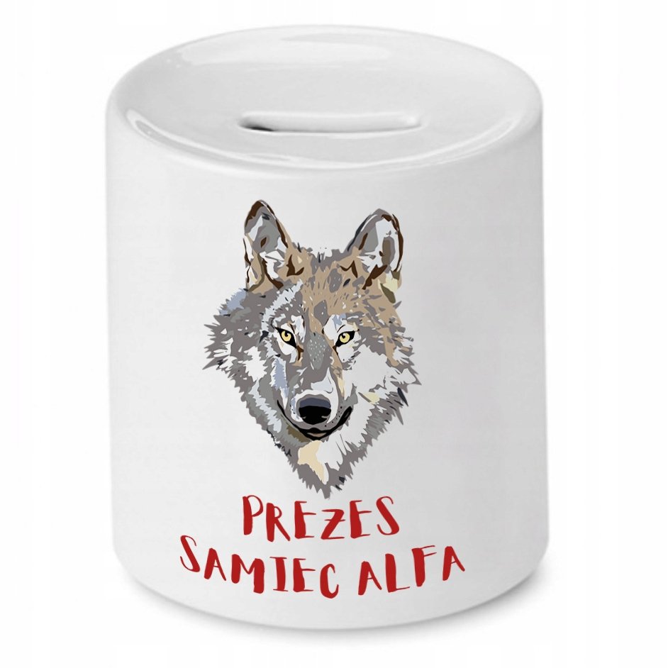 DLA PREZESA SKARBONKA PREZES SAMIEC ALFA z Nadrukiem ze Zdjęciem ...