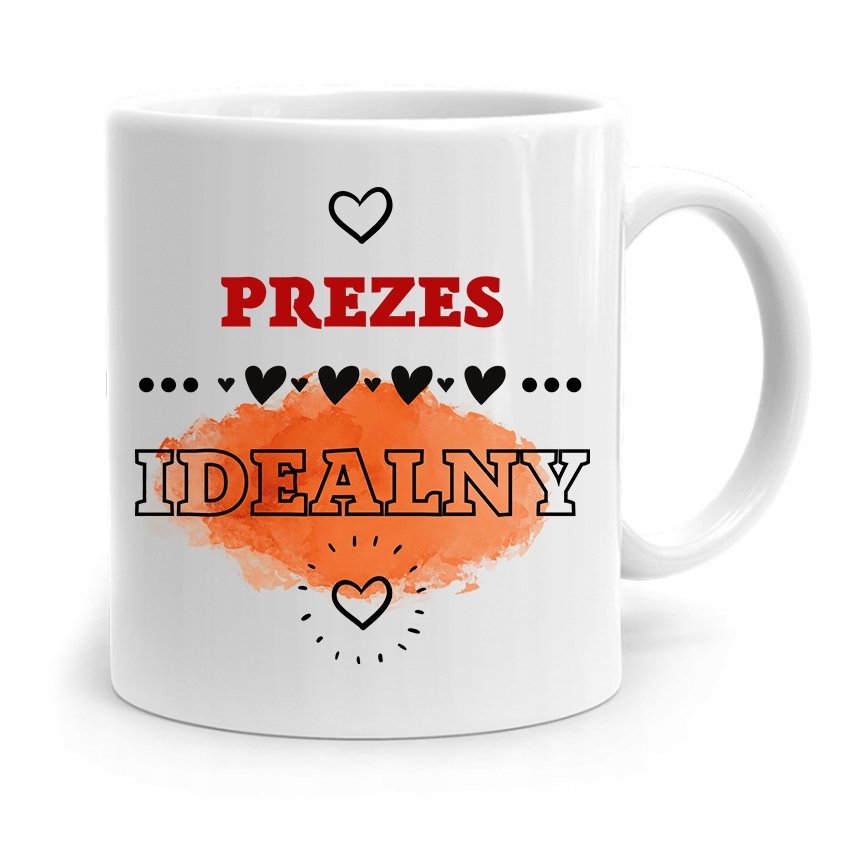 DLA PREZESA VICEPREZESA KUBEK PREZES IDEALNY z Nadrukiem ze Zdjęciem ...