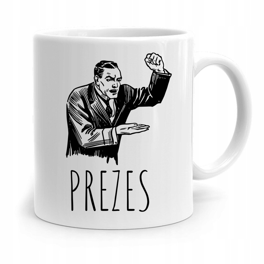 DLA PREZESA VICEPREZESA KUBEK PREZES NA PREZENT z Nadrukiem ze Zdjęciem ...