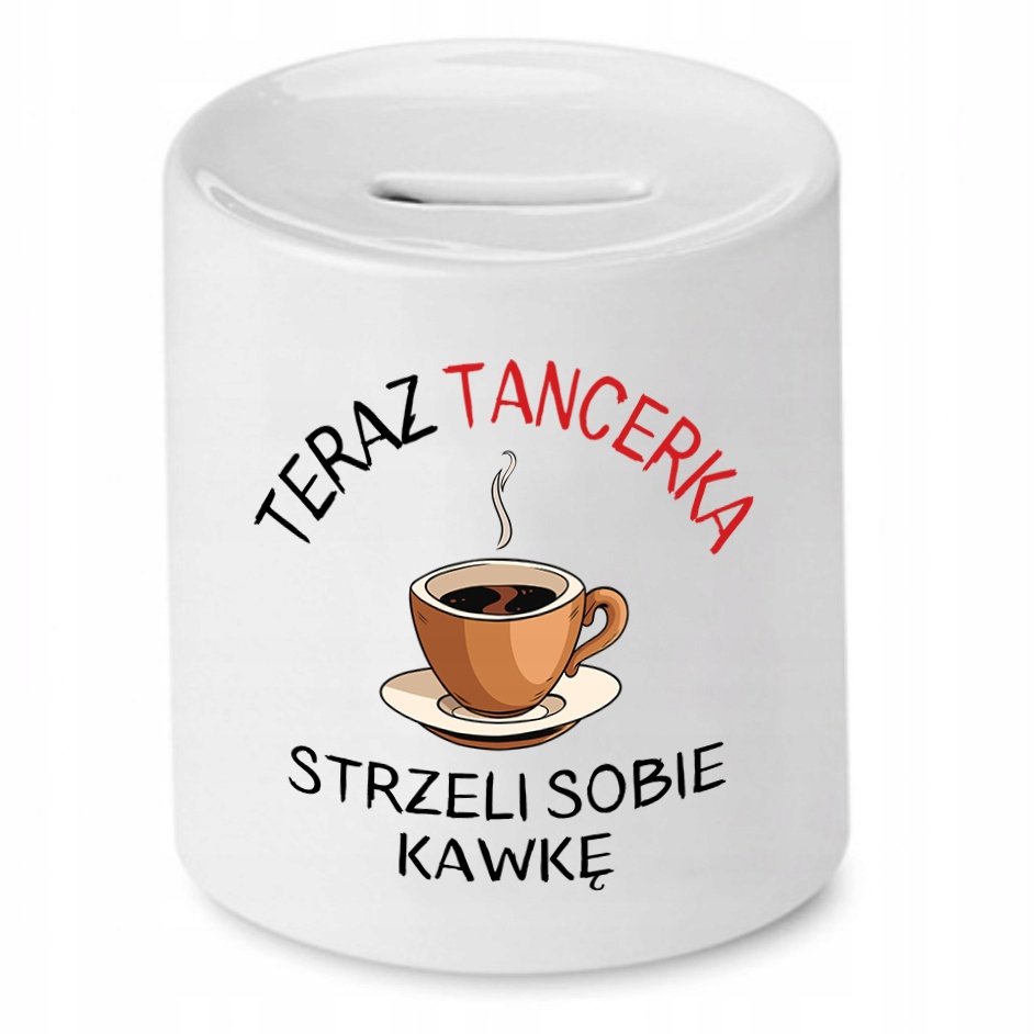 DLA TANCERKI SKARBONKA NA PREZENT NA URODZINY z Nadrukiem ze Zdjęciem - PoliDraw | Sklep EMPIK.COM