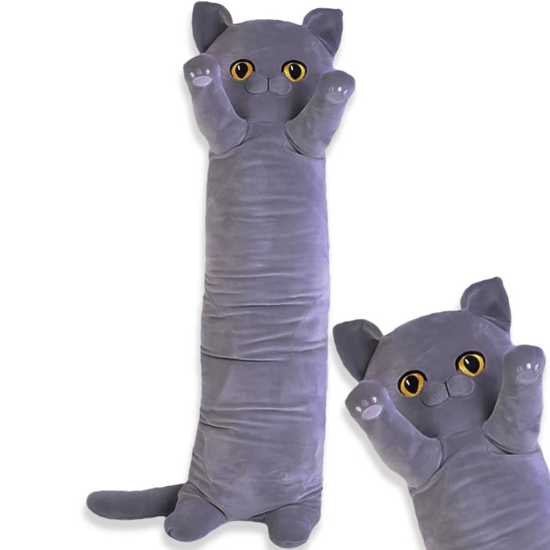 DŁUGI KOTEK KOT MASKOTKA PLUSZAK szary 70cm - Inna marka | Sklep EMPIK.COM