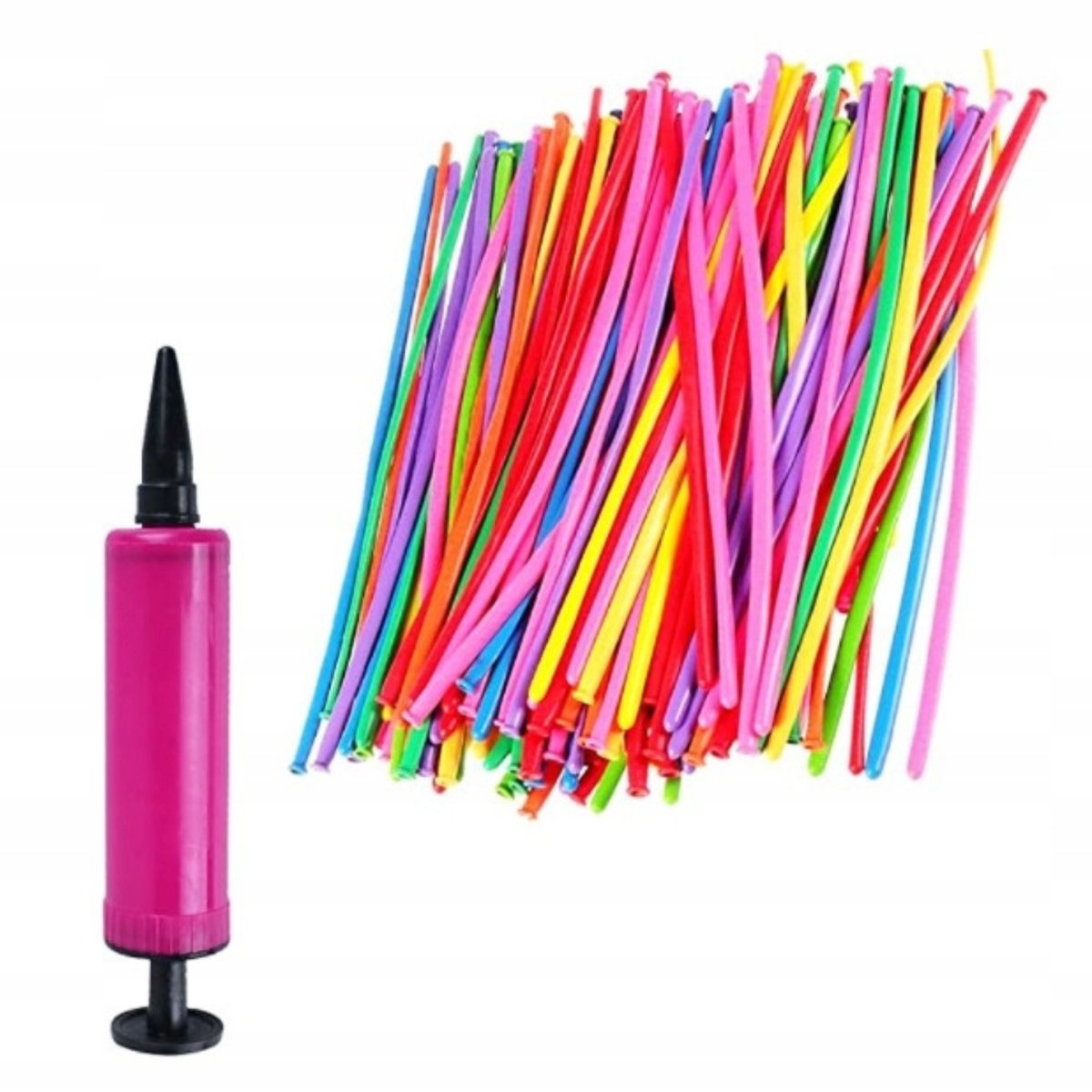 DŁUGIE BALONY DO MODELOWANIA 200 SZTUK + POMPKA URODZINY ROCZEK - Inna marka | Przyjęcia i ...