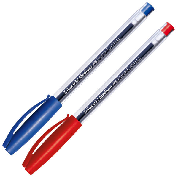 Długopis Trilux 032 M 1 Mm Czerwony, Faber Castell - Faber-Castell ...