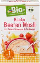 DM, Bio, musli owies orkisz maliny truskawki, 250 g - DM | Sklep EMPIK.COM