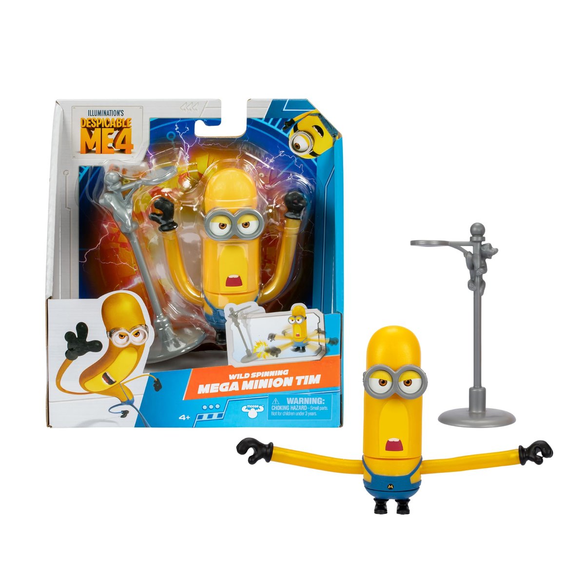 DM4 Despicable Me 4, figurka Minion Tim, figurka akcji, w tym unikalny ...