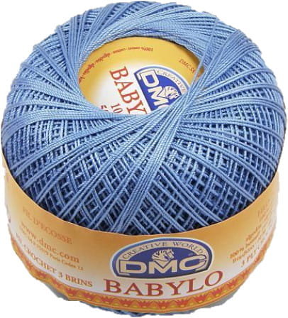 DMC babylo 10 kol. 799 niebieski jeans 50 gr. / 267 m. - Inna marka ...